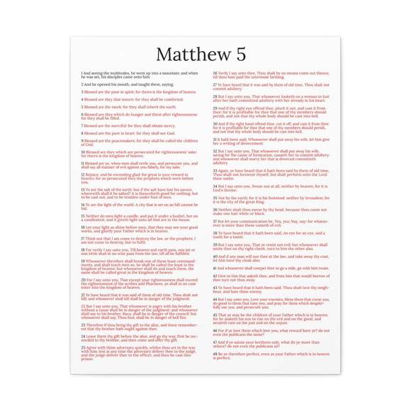 Express Your Love Gifts | Art | Scripture Sign Sermon On The Mount ...